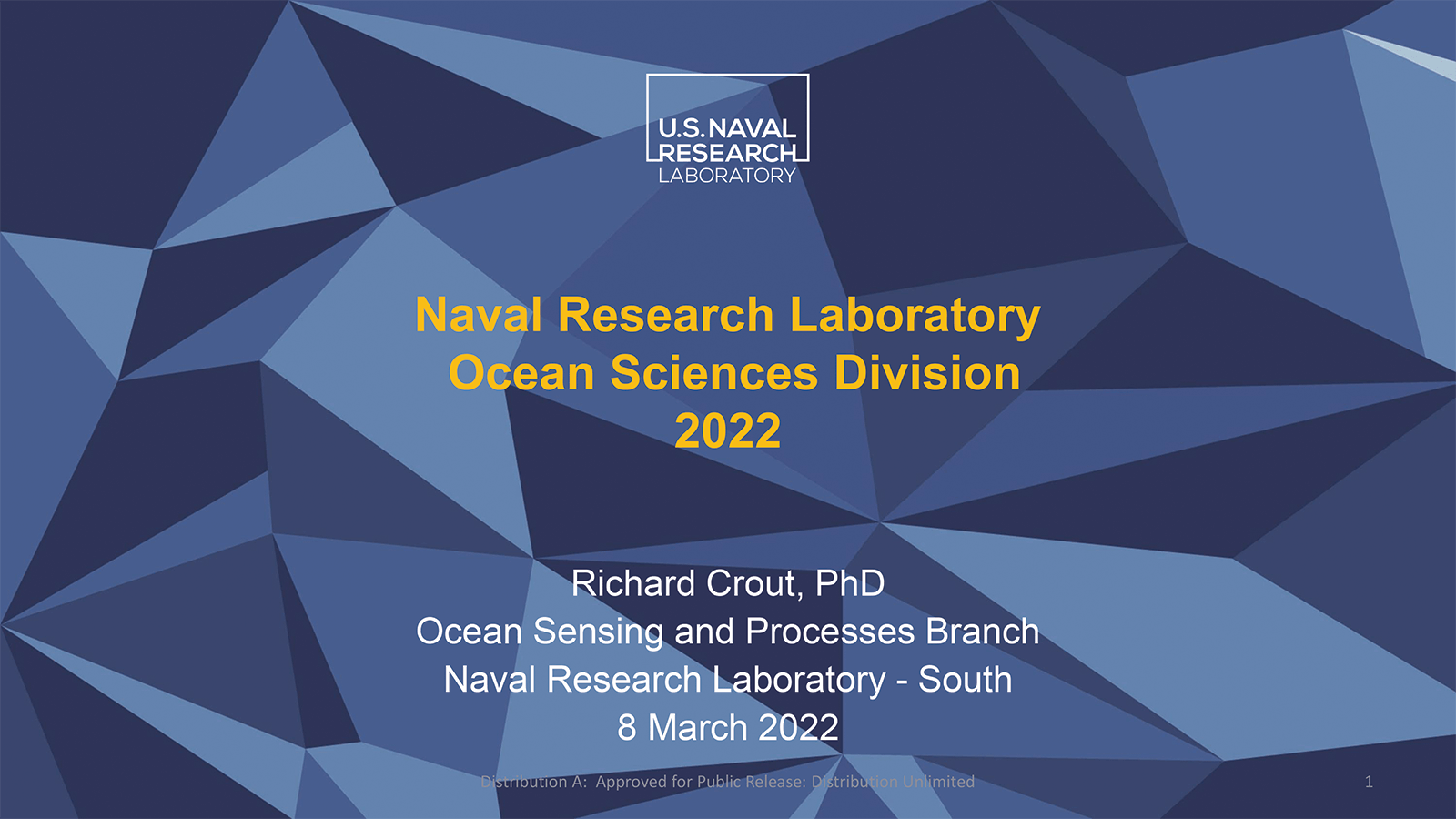 Oceans In Action 2022: March 8 Presentations | MSET